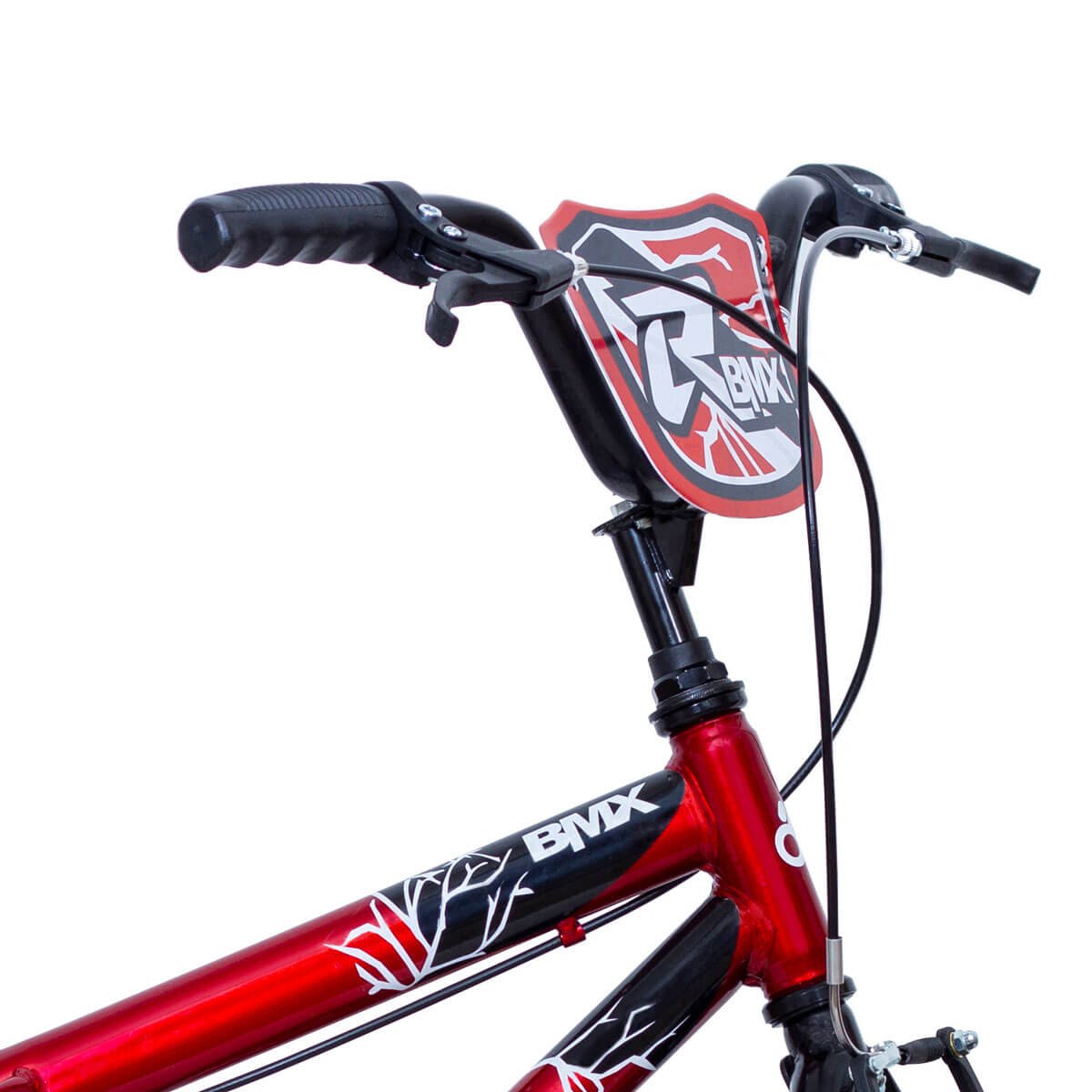 Bicicleta Monark BMX Ranger Aro 20 Aço Preto e Vermelho