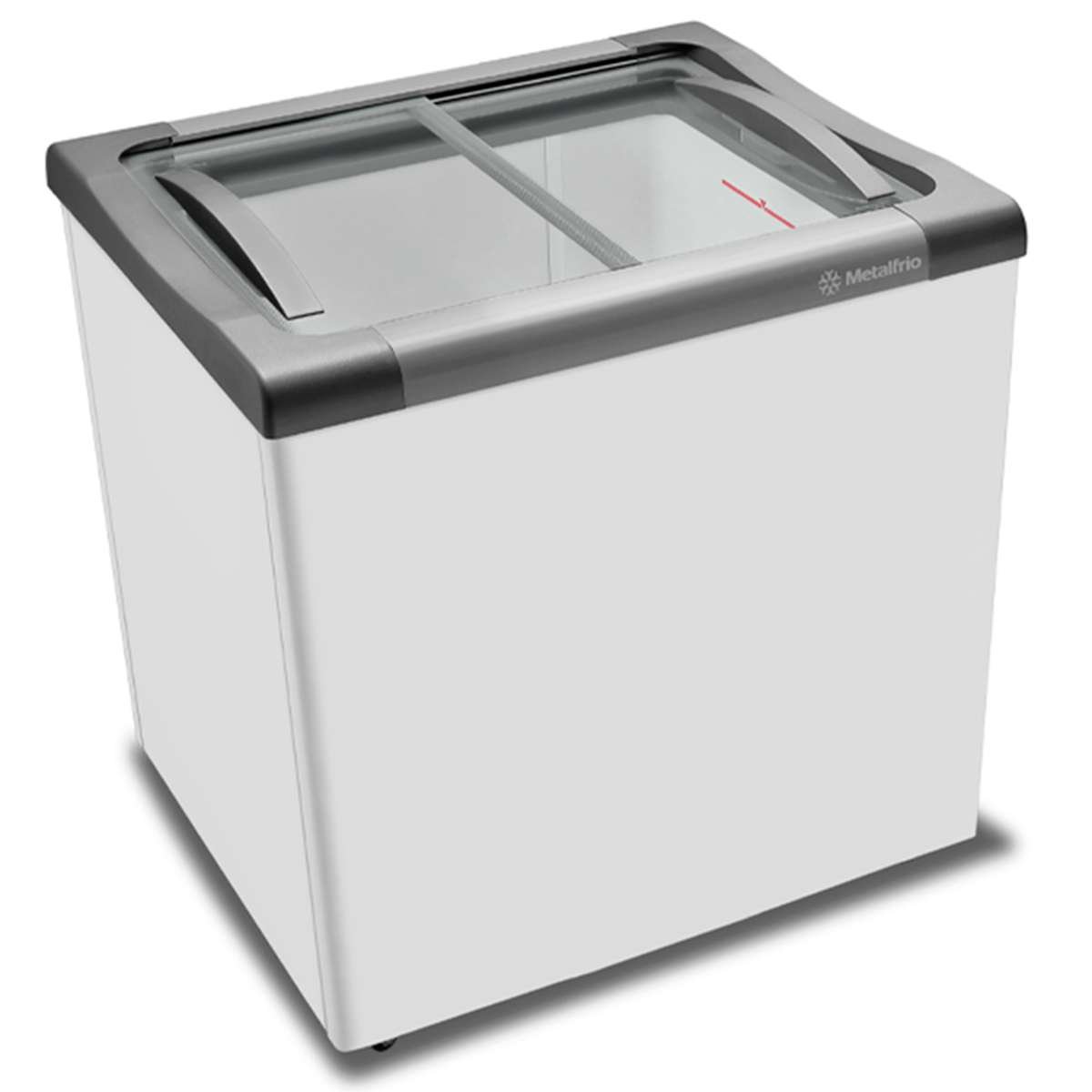 Freezer Metalfrio Horizontal Vidro Branco NF20SB