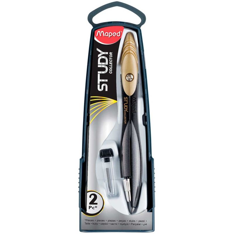 Compasso Maped Study Estojo Tons Pastéis 2 Peças Cores Sortidas 194510