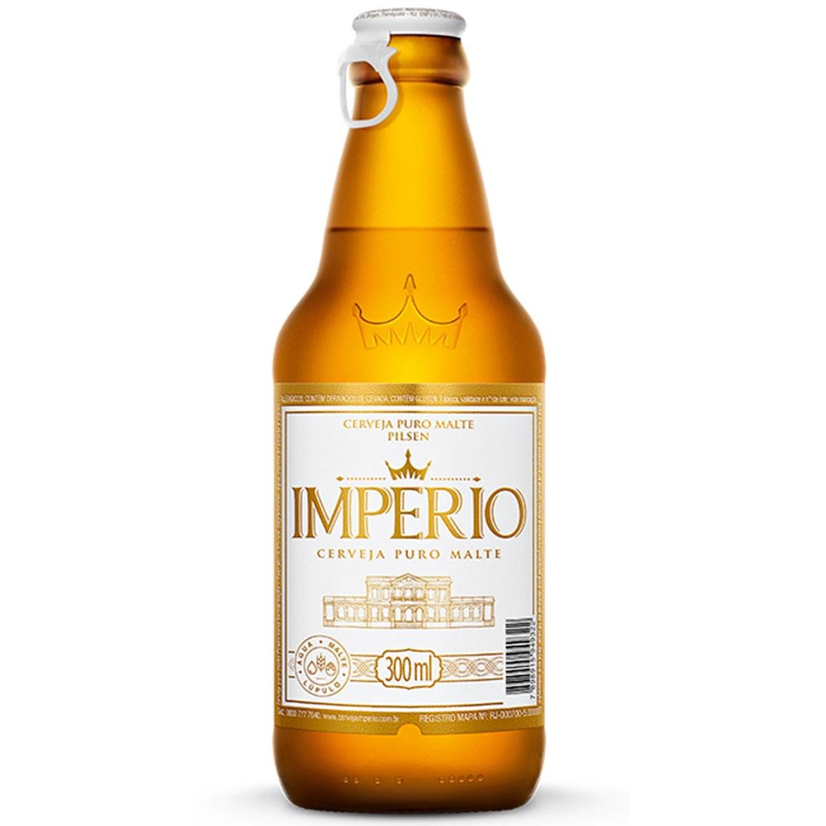Cerveja Império Pilsen Garrafa 300ml 01 Unidade