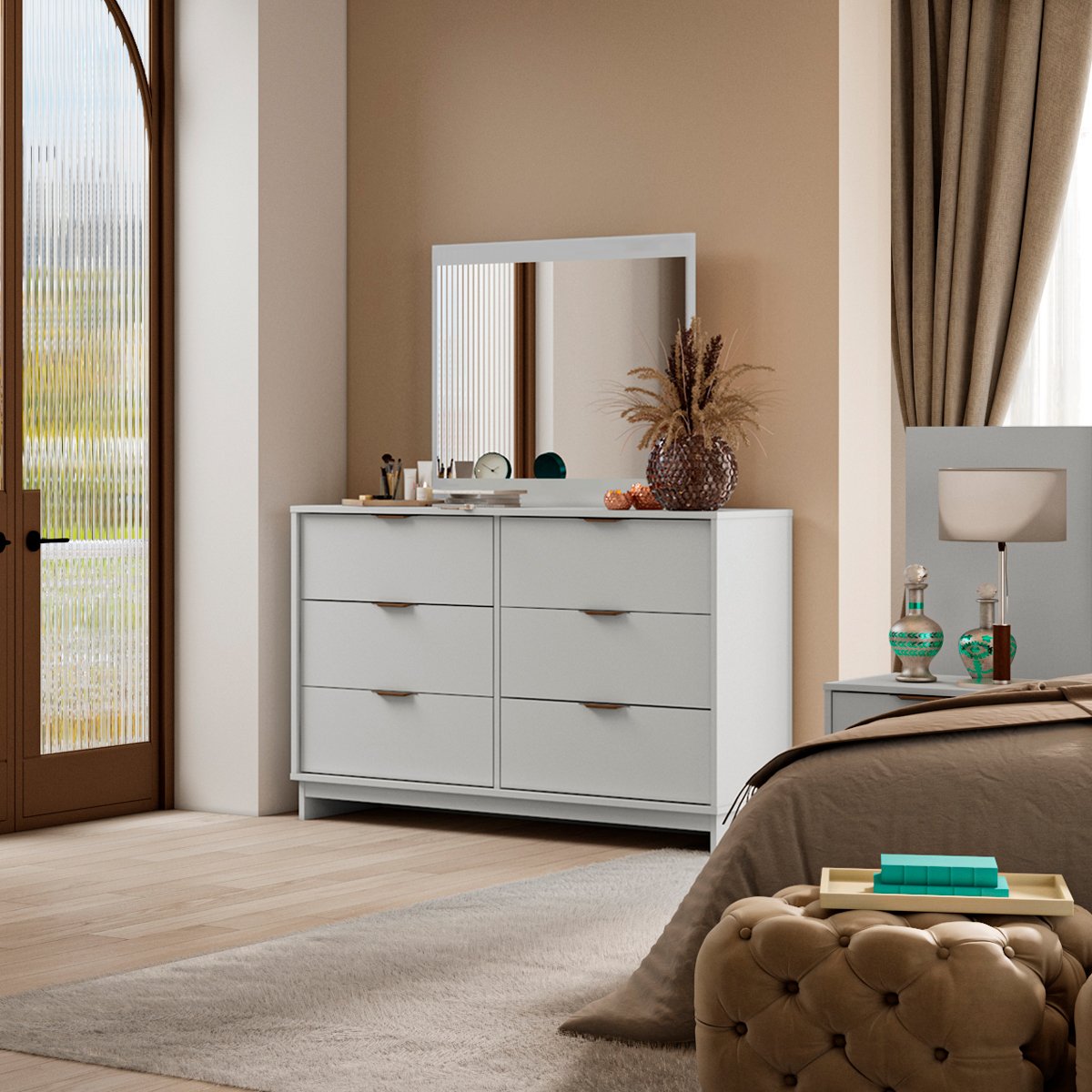 Cômoda Branco 1160 Carraro | Bemol