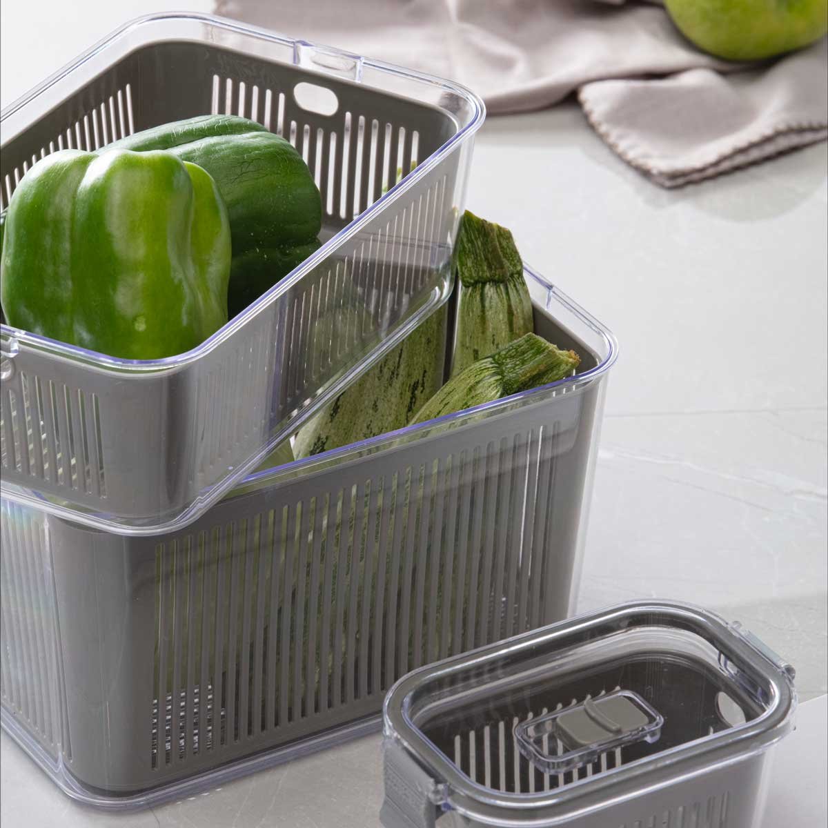 Pote Hermético Paramount Slim Multiuso 2,570L Cinza 1772