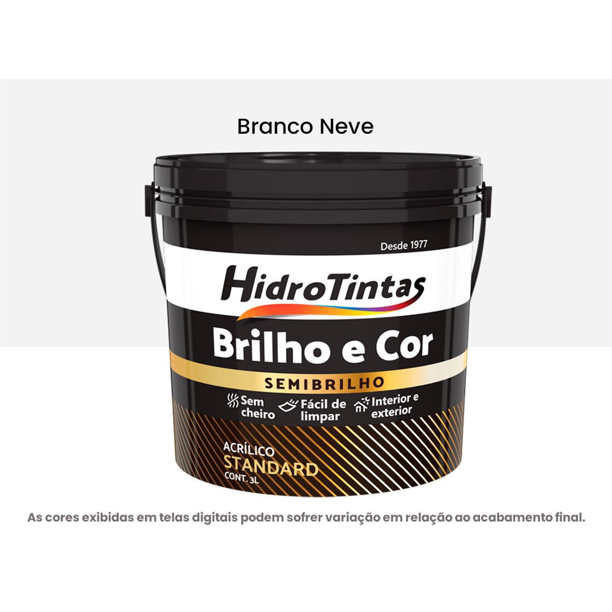 Tinta Semibrilho 15L Hidrotintas Branco Neve | Bemol