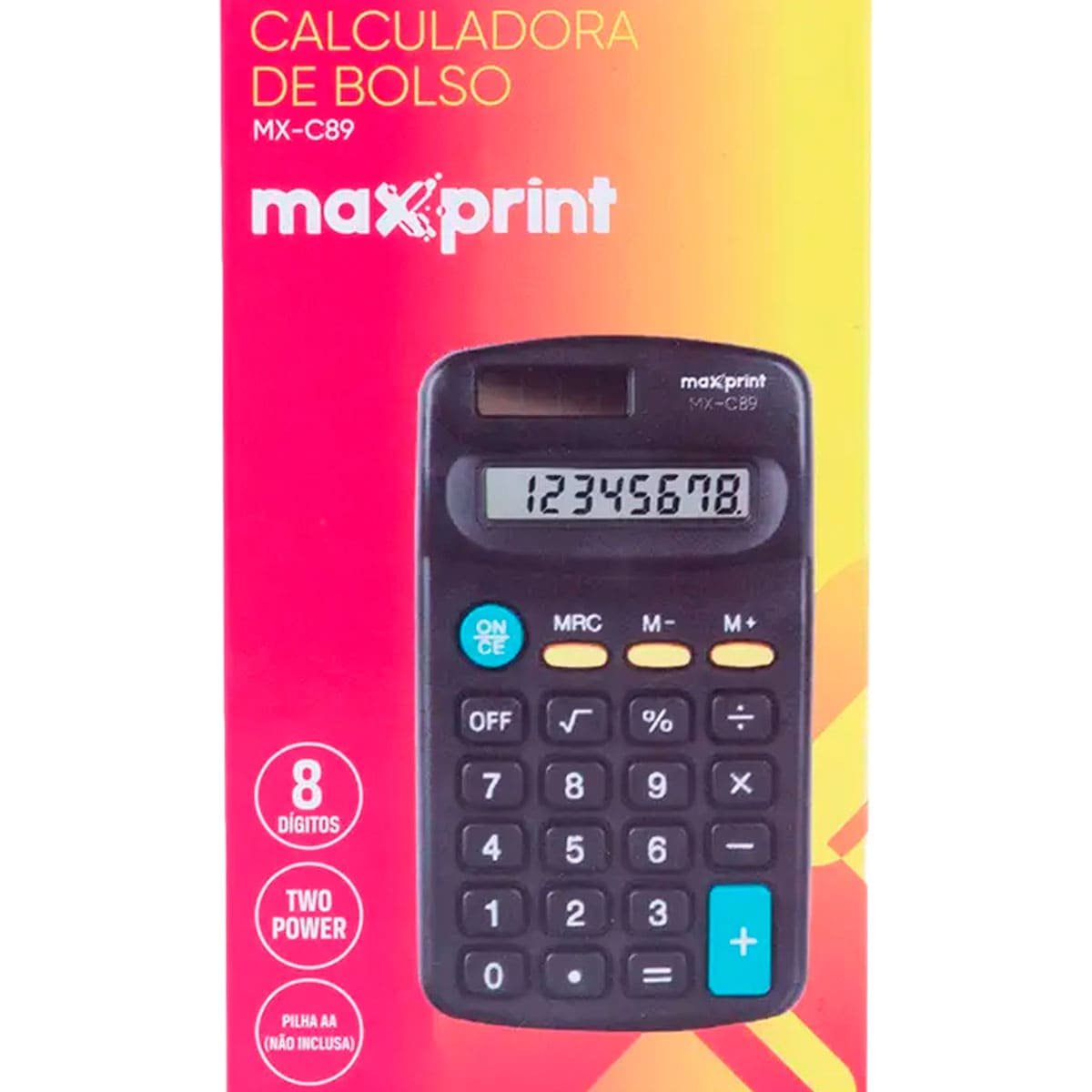 Calculadora De Bolso Maxprint MX-C89 1PC (MP)
