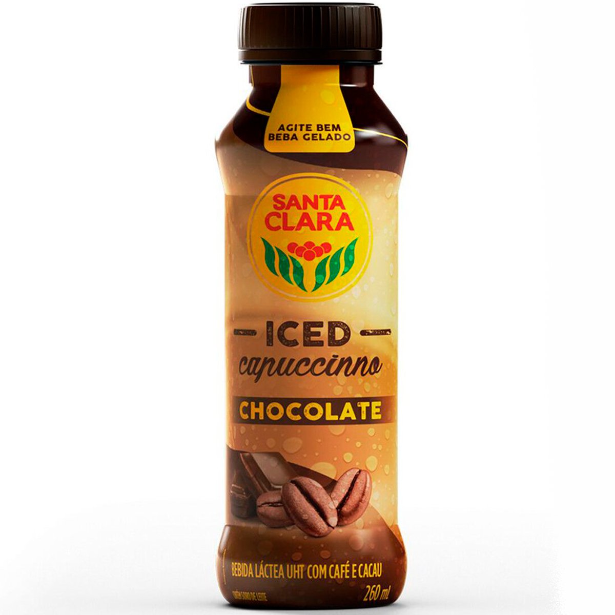 Bebida Láctea Cappuccino Chocolate 260ml Santa Clara | Bemol