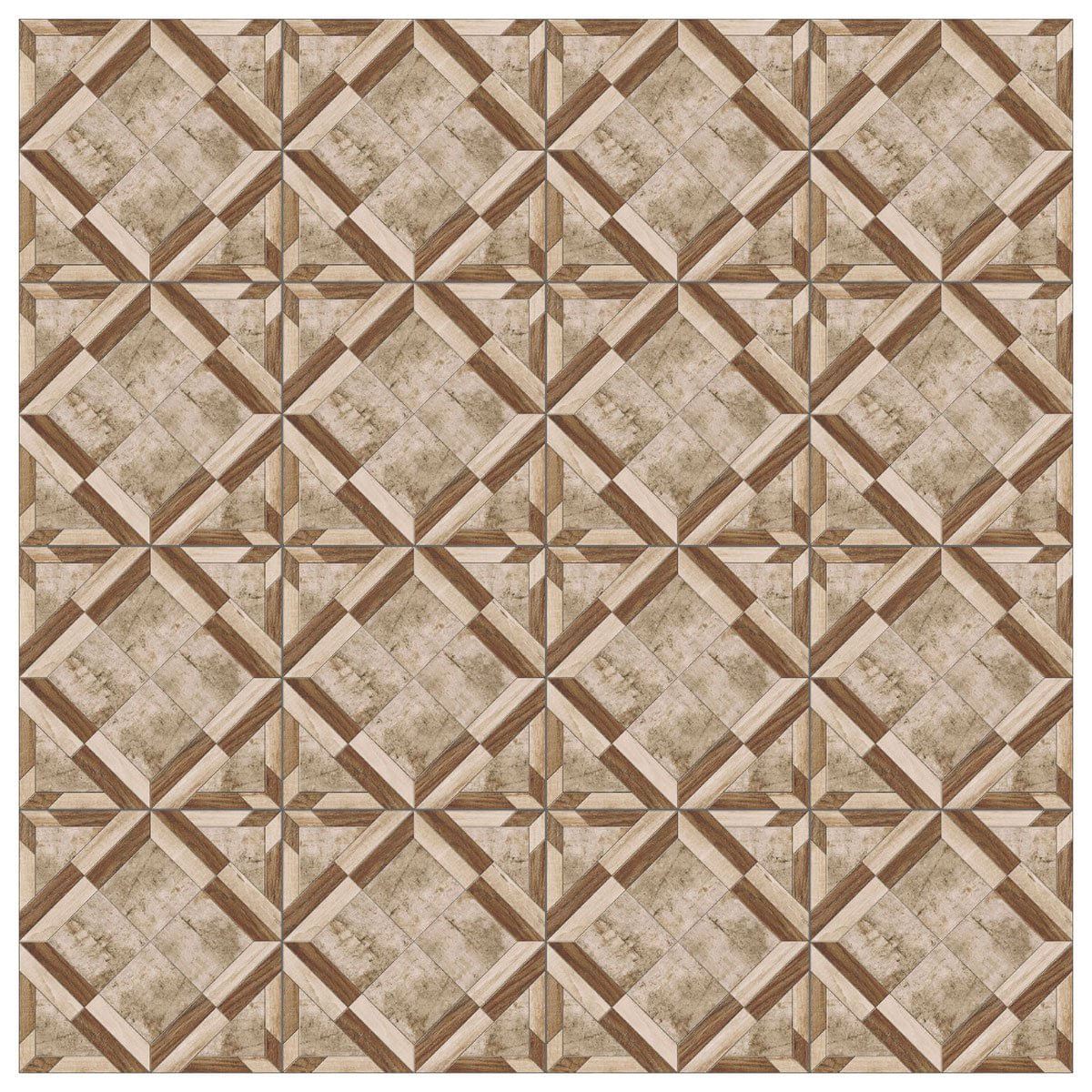 Piso Cerâmico Acetinado 45x45cm Marrom Cecafi | Bemol