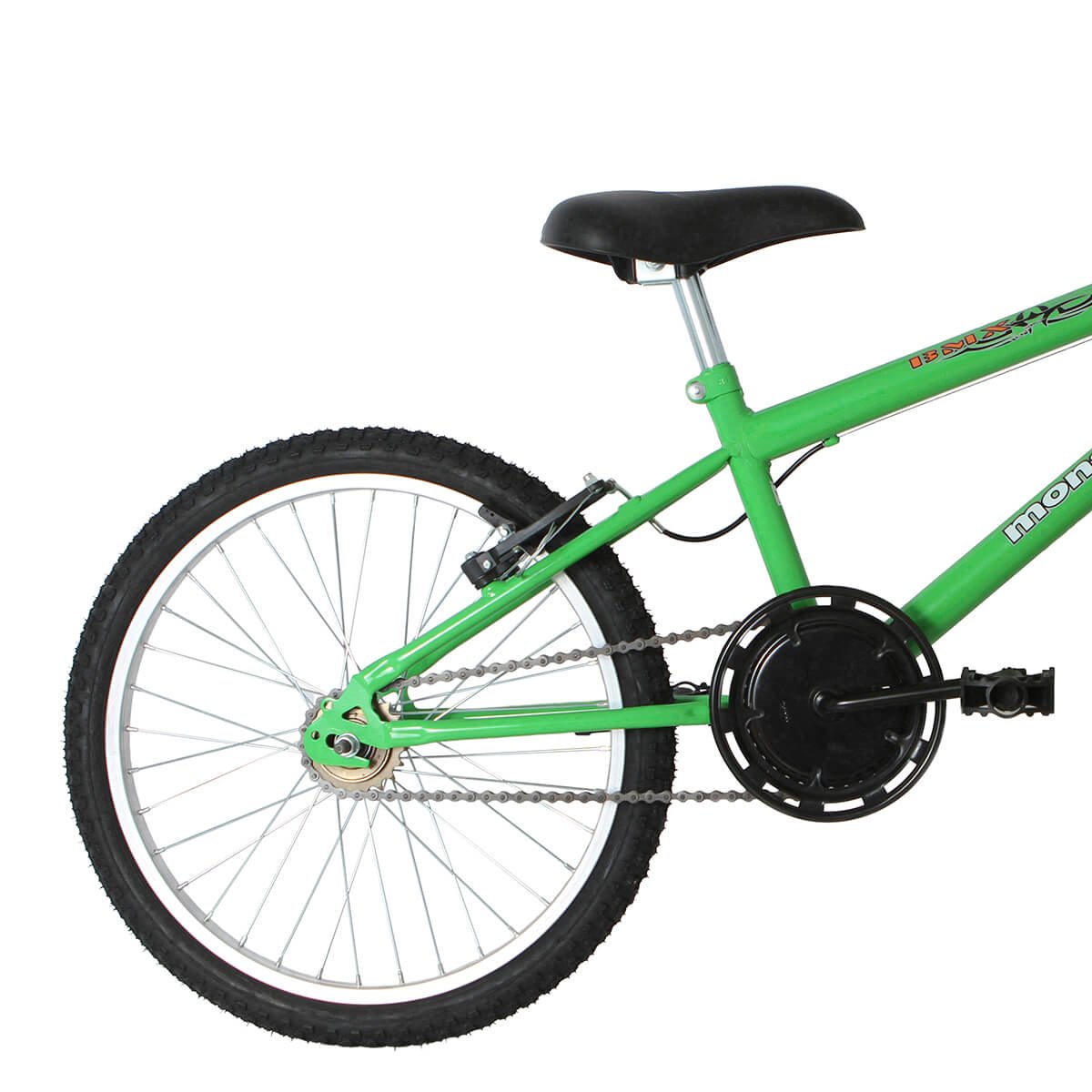 Bicicleta Monark BMX Aro 20 Aço Carbono Preta e Verde