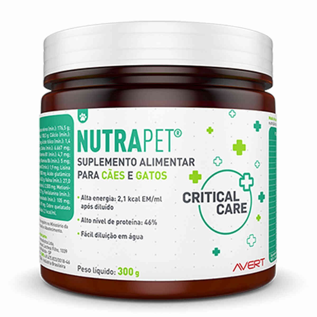 Suplemento Nutrapet Avert para Cães e Gatos 300g