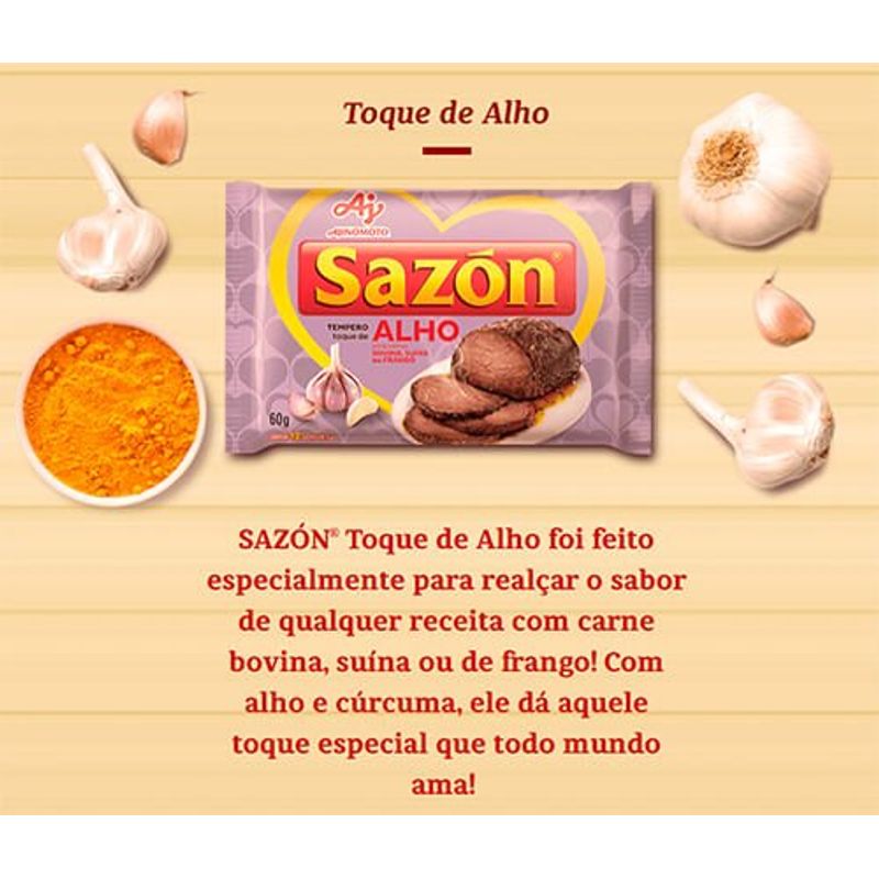 Sazon Toque De Alho Floppy 60g