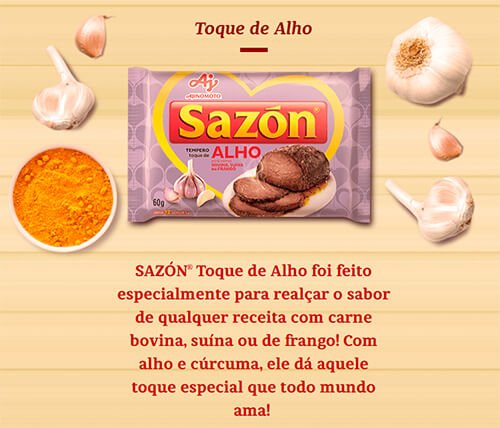 Sazon Toque De Alho Floppy 60g