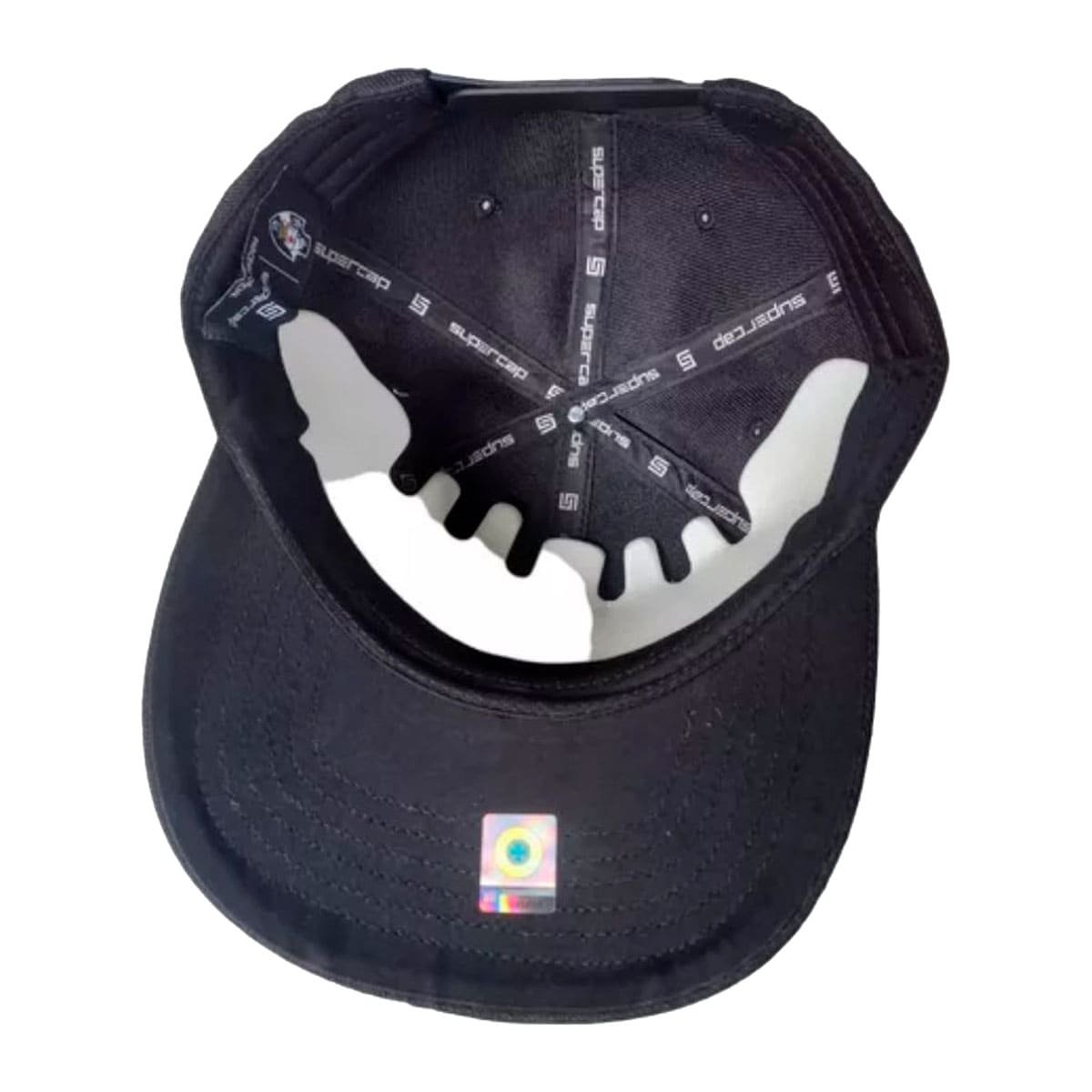 Boné Vasco Da Gama Supercap Bordado Cruz de Malta Ultracap Preto (MP)