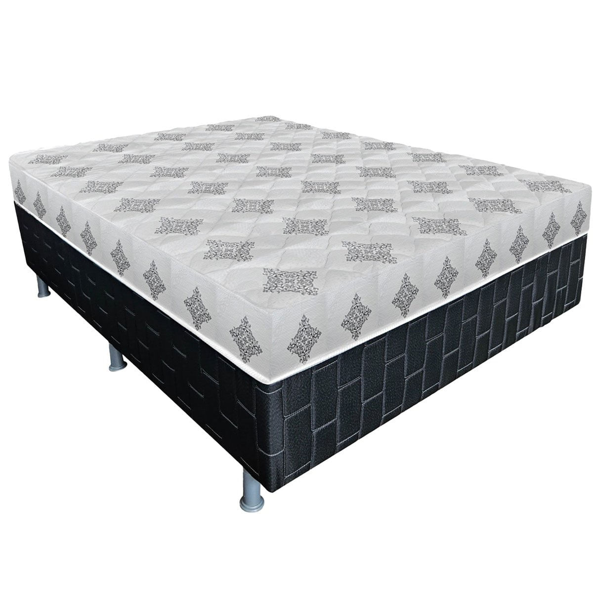 Cama Box Casal Marjom Iara Conjugado Comfort D28 58x188x138cm (MP)