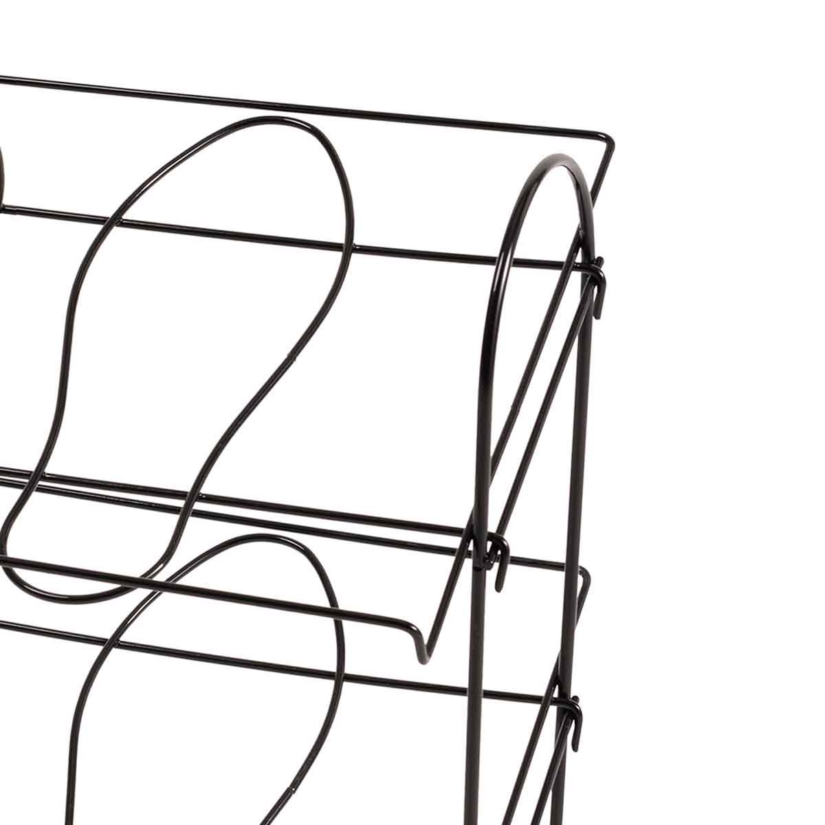 Sapateira Utimil Hall 4 Pares Preto PR498