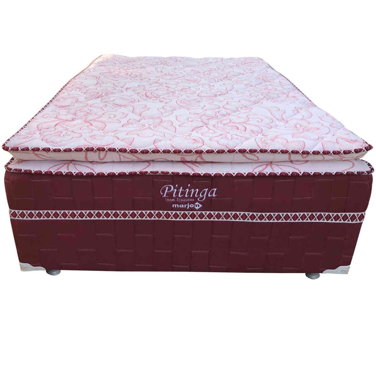 Cama Box Casal Marjom Pitinga Mola Ensacada 66x138x188cm (MP)