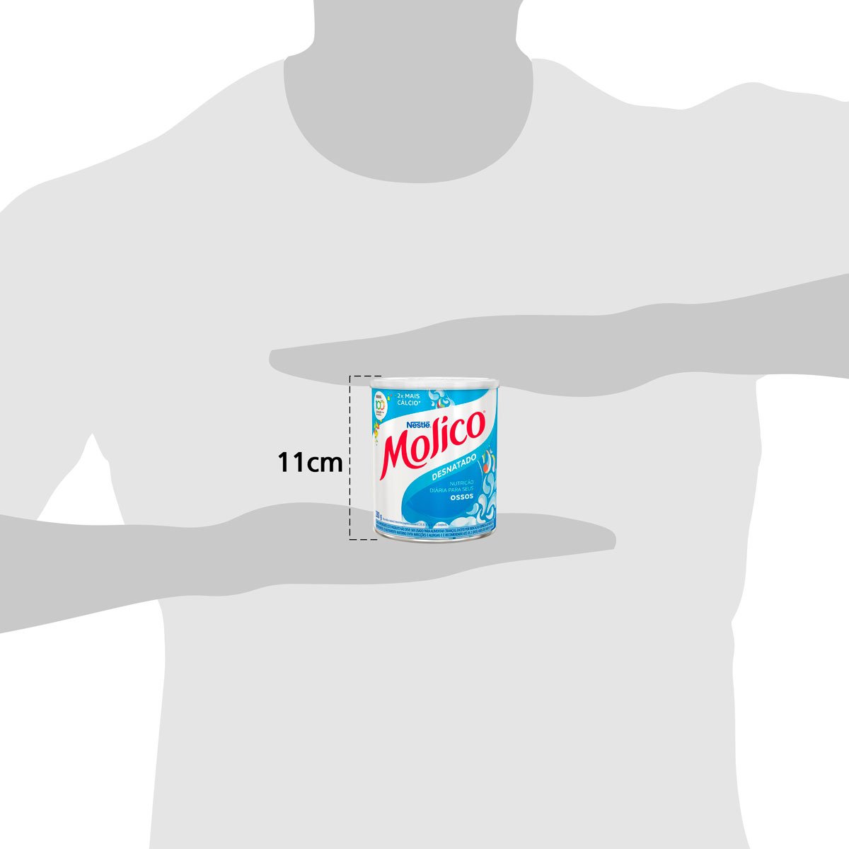 Leite em Pó Molico Desnatado Nestlé Lata 280g