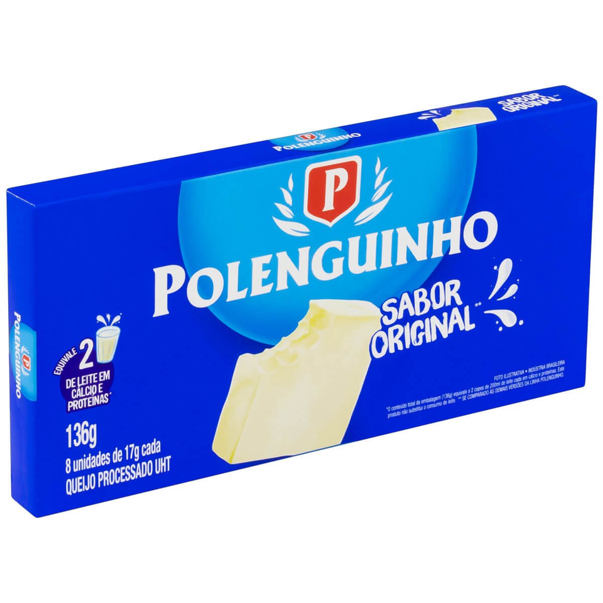 Queijo Processado UHT Polenguinho Original 136g | Bemol