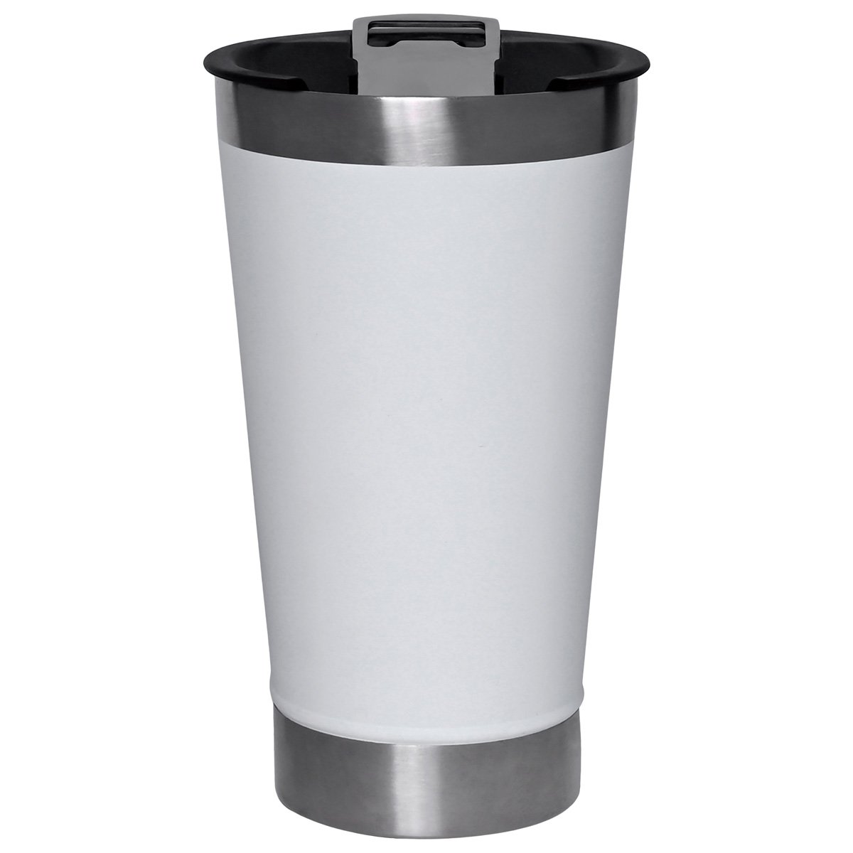 Copo Térmico Inox 500ml Com Tampa Branco Mimo Style | Bemol
