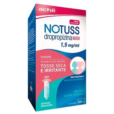 Notuss 1,5mg/ml Xarope Pediátrico 120ml