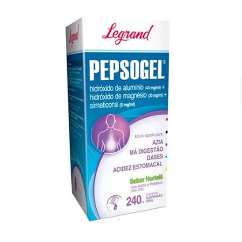 Pepsogel 40+30+5mg/mL Suspensão Oral Frasco Com 240mL Legrand Similar