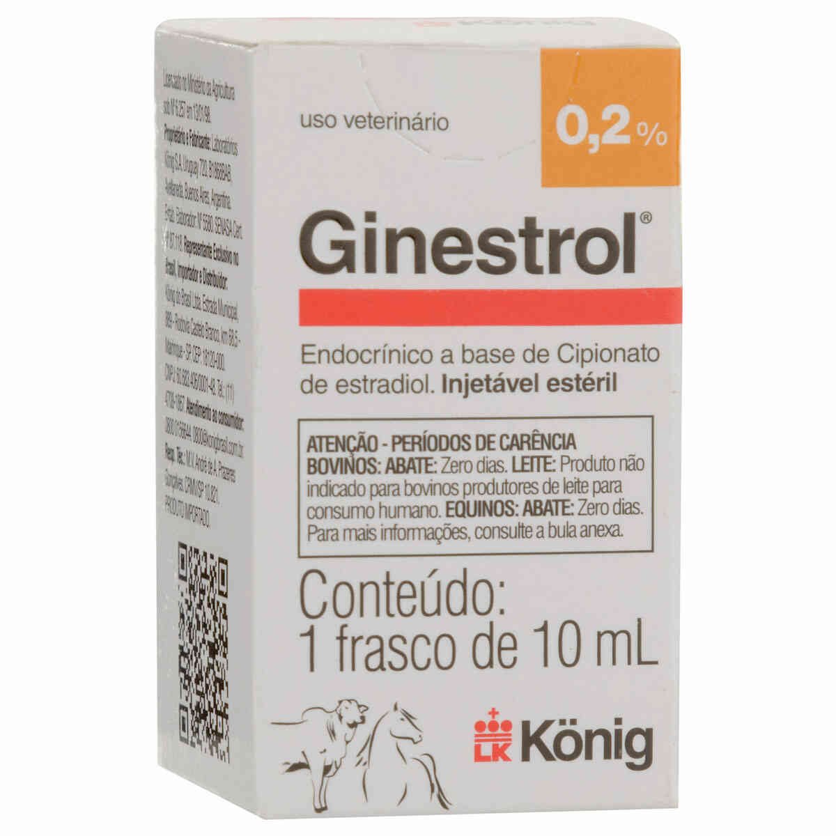 Ginestrol Injetável Konig 10ML (MP)