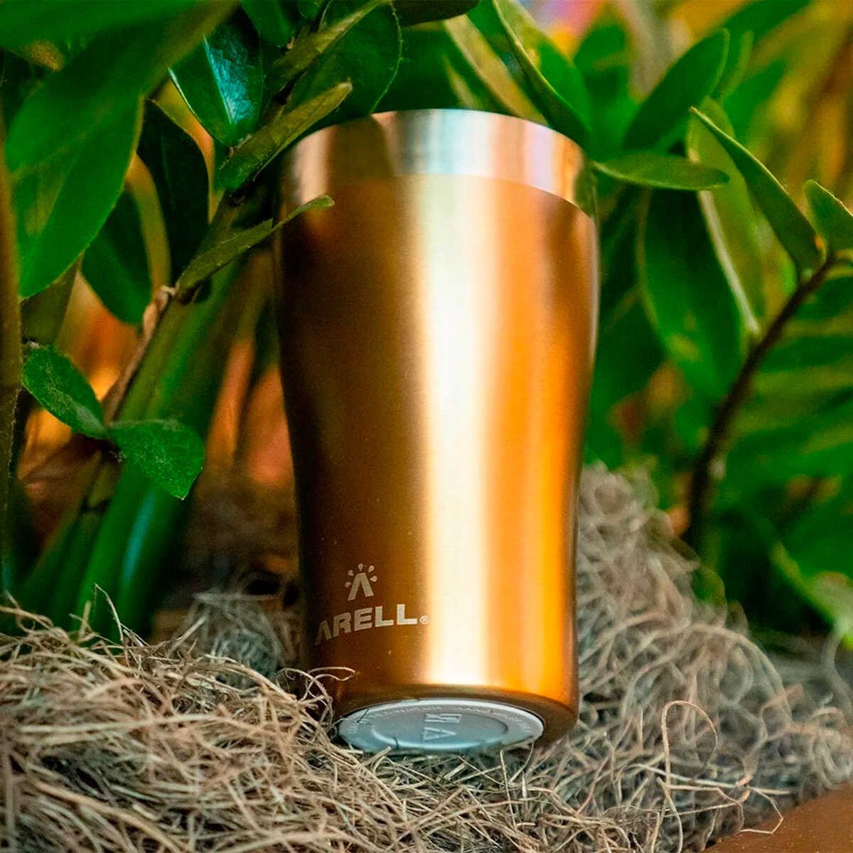 Copo Térmico Arell Sem Tampa 500ml Ouro 465 (MP)