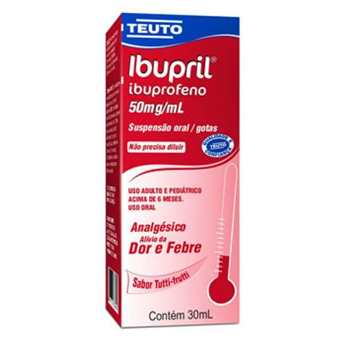 Ibupril 50mg/mL Suspensão Oral 30mL Teuto