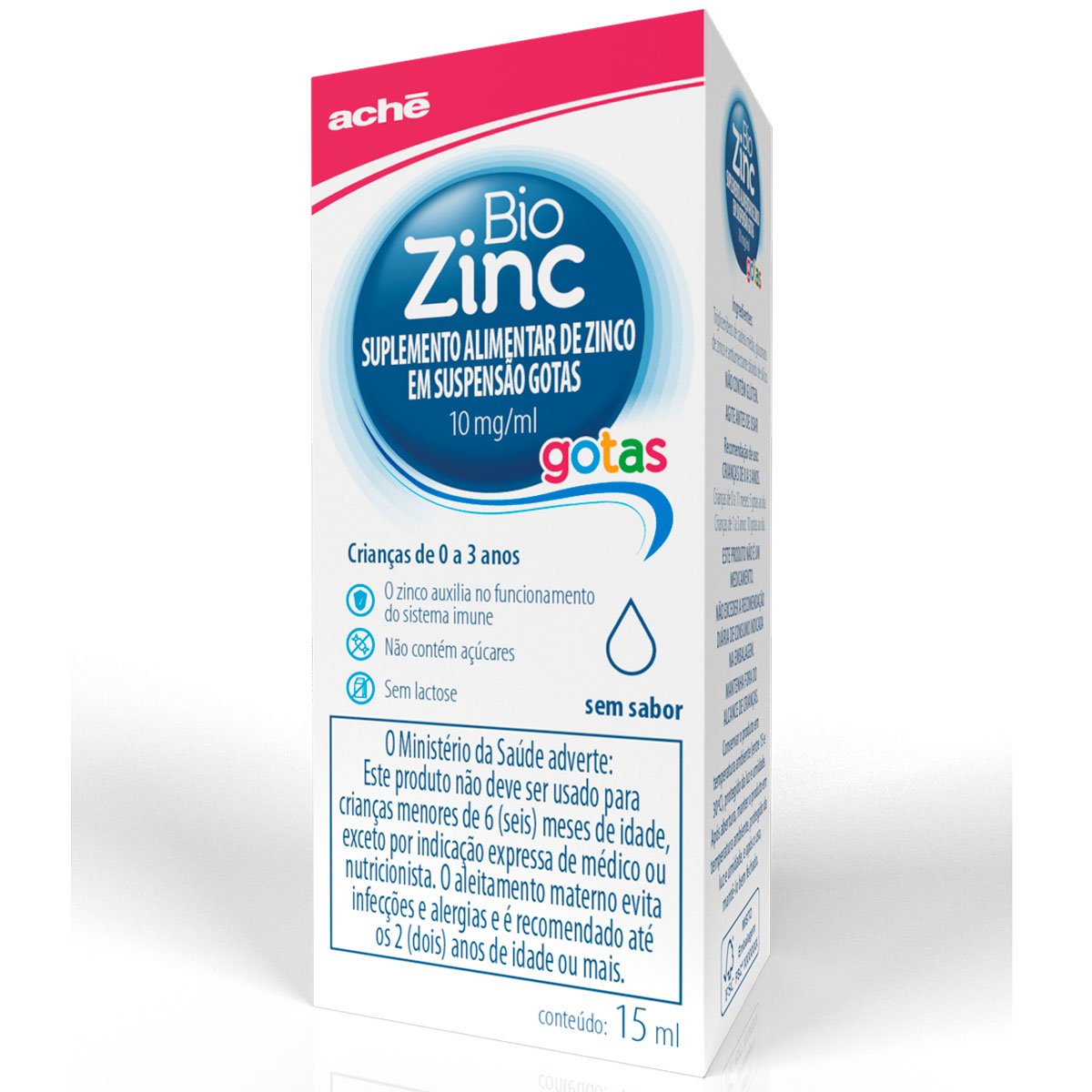 Biozinc Gotas 10mg/mL 15ml Ache