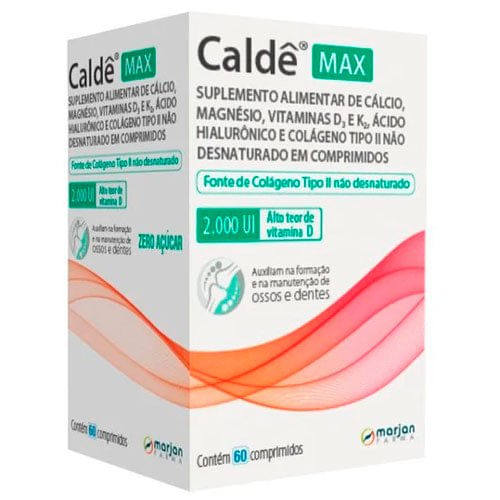 Caldê Max 60 Comprimidos Suplemento Alimentar Marjan