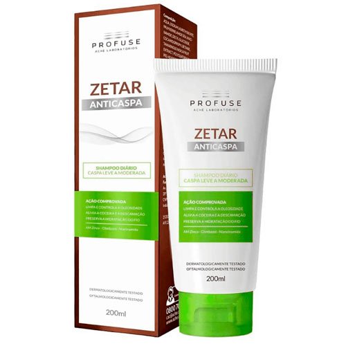Shampoo Diário Anticaspa Zetar Profuse 200ml