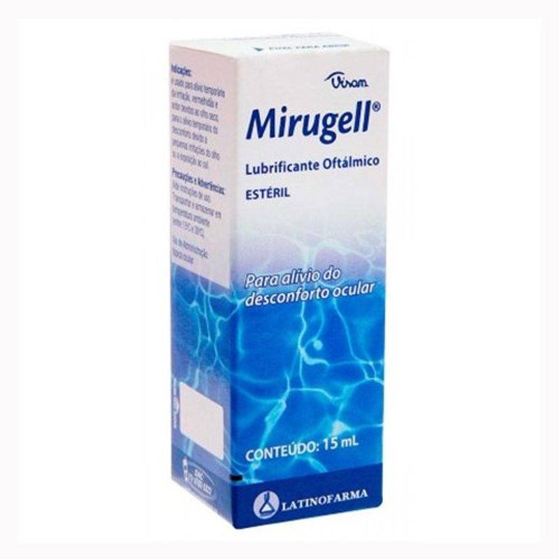 Mirugell Solução Oftálmica 15ml