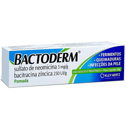 Bactoderm 5mg/g + 250 UI/g Pomada Dermatológica 50g Kley Hertz Similar