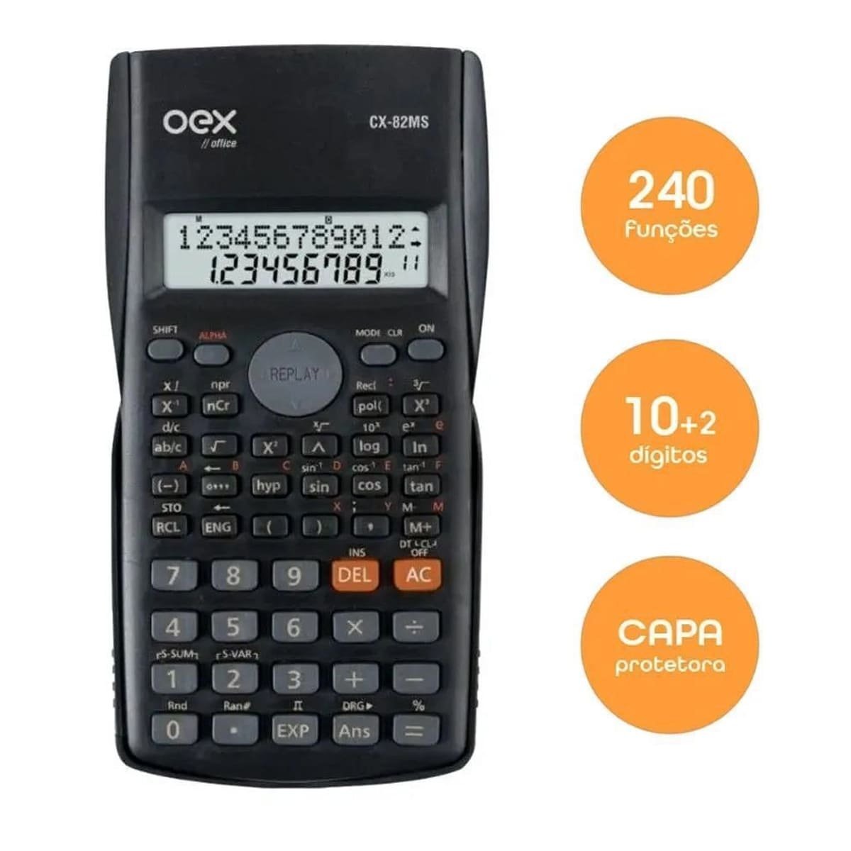 Calculadora Científica OEX CX82MS | Bemol