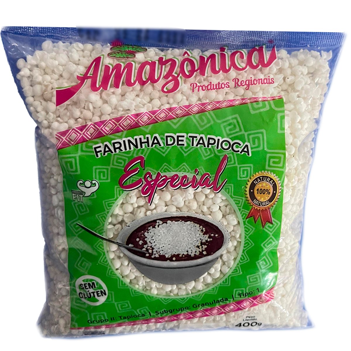 Farinha De Tapioca Amazônica 400g