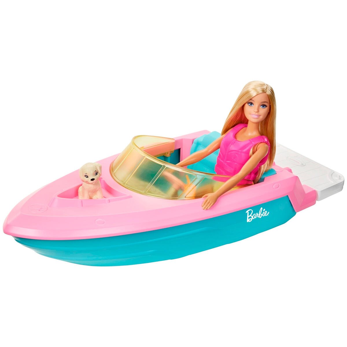 Boneca Barbie Mattel com Barco GRG30