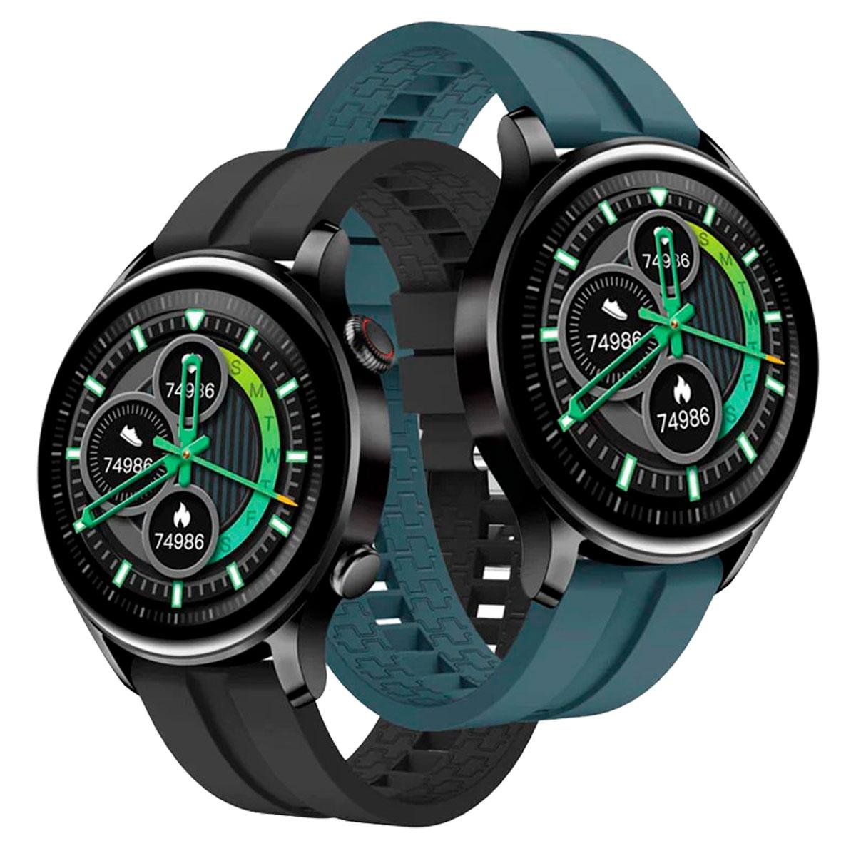 Smartwatch Argom Skeiwatch C60 Preto T1.3/BT5/MIC/IP67 (MP)