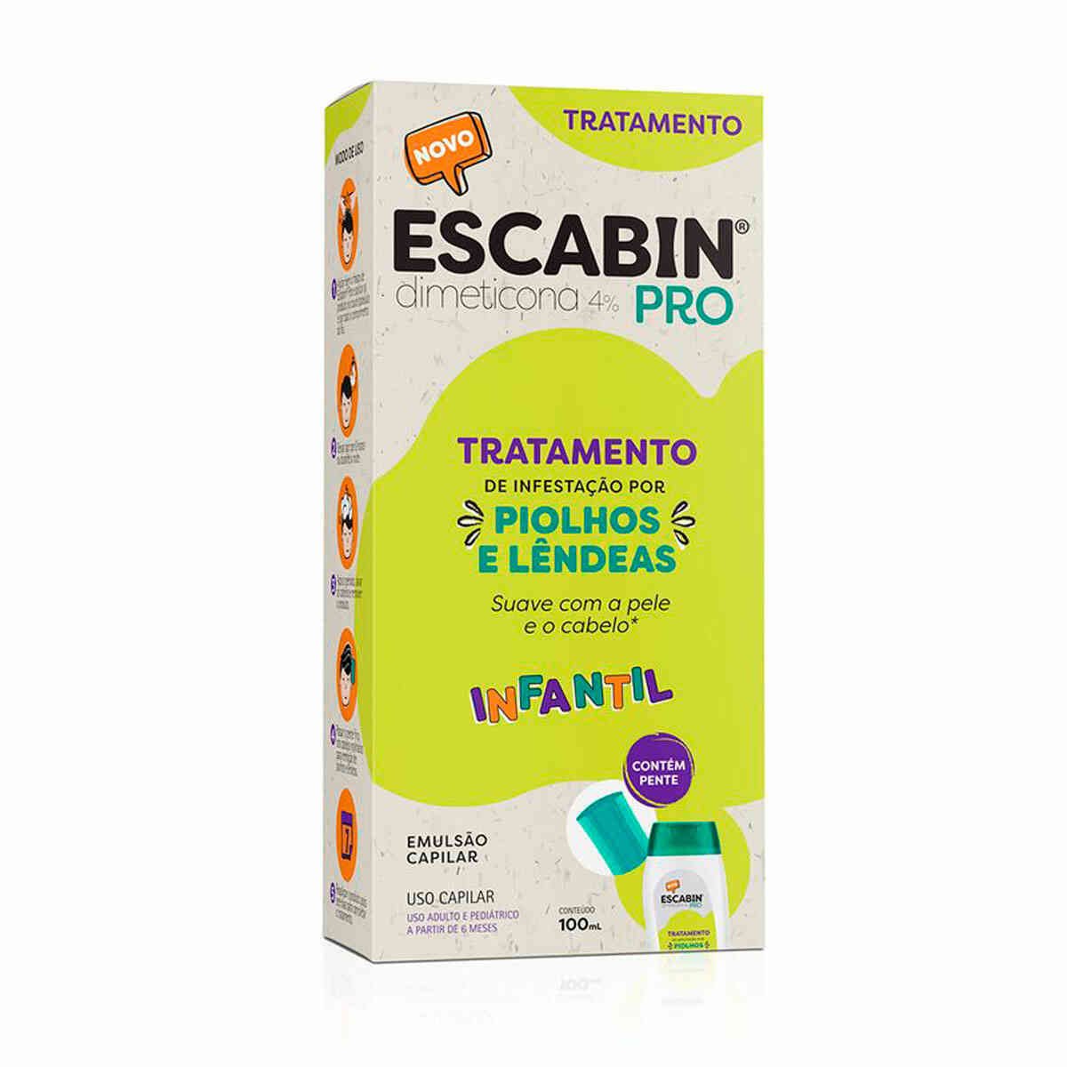 Escabin Pro 4% Emulsão Capilar 100mL Cosmed Referência