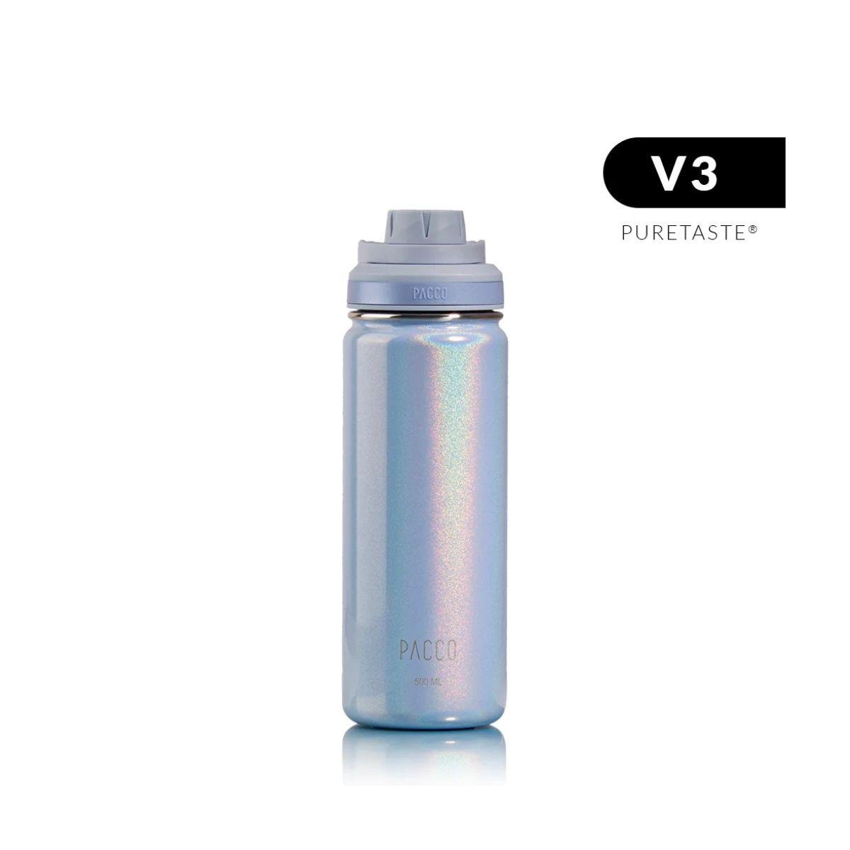 Garrafa Térmica Pacco Hydra V3 500ml - Puretaste Topázio (MP)