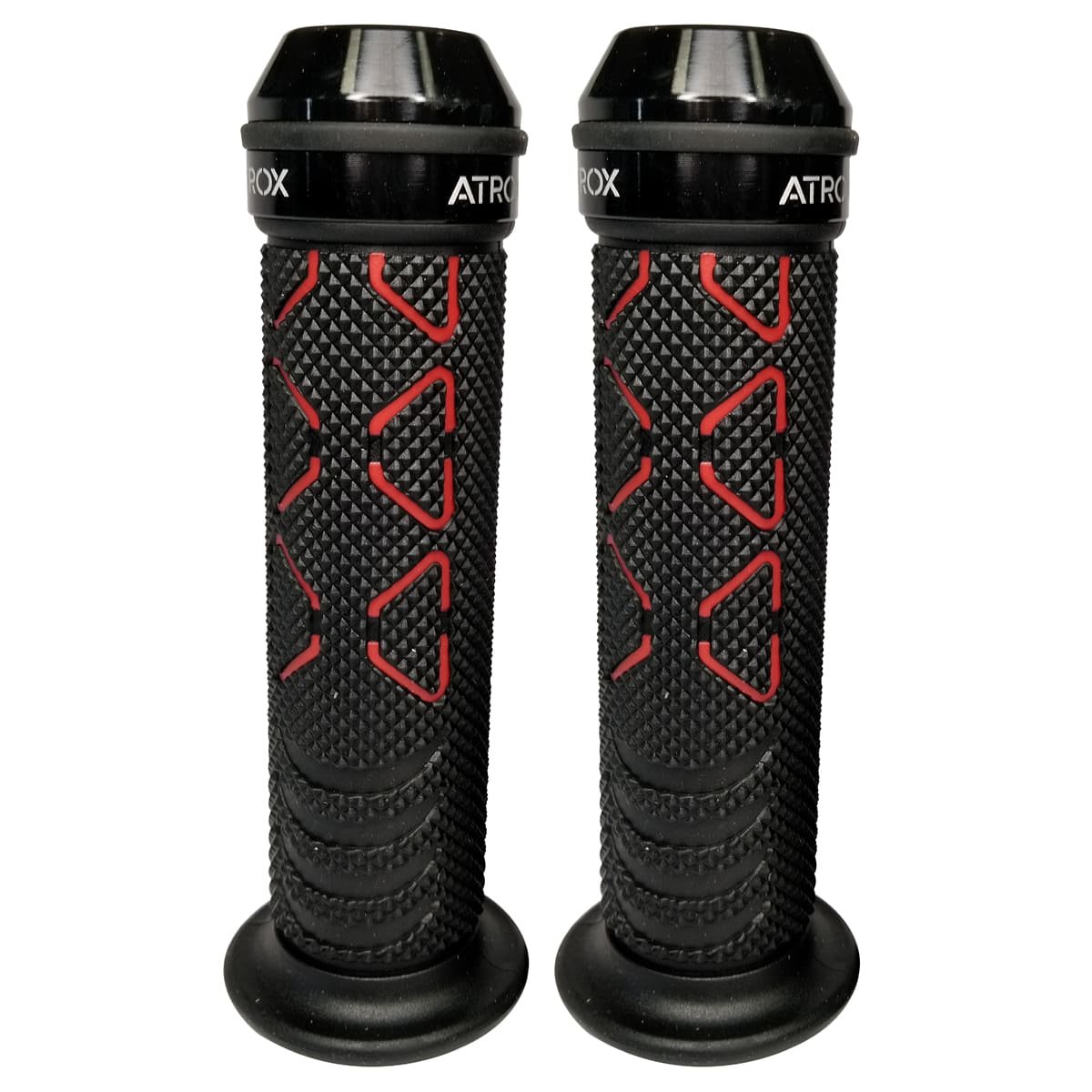 Manopla Esportivo Atrox Para Moto Pro Layer Vermelho E Preto (MP)