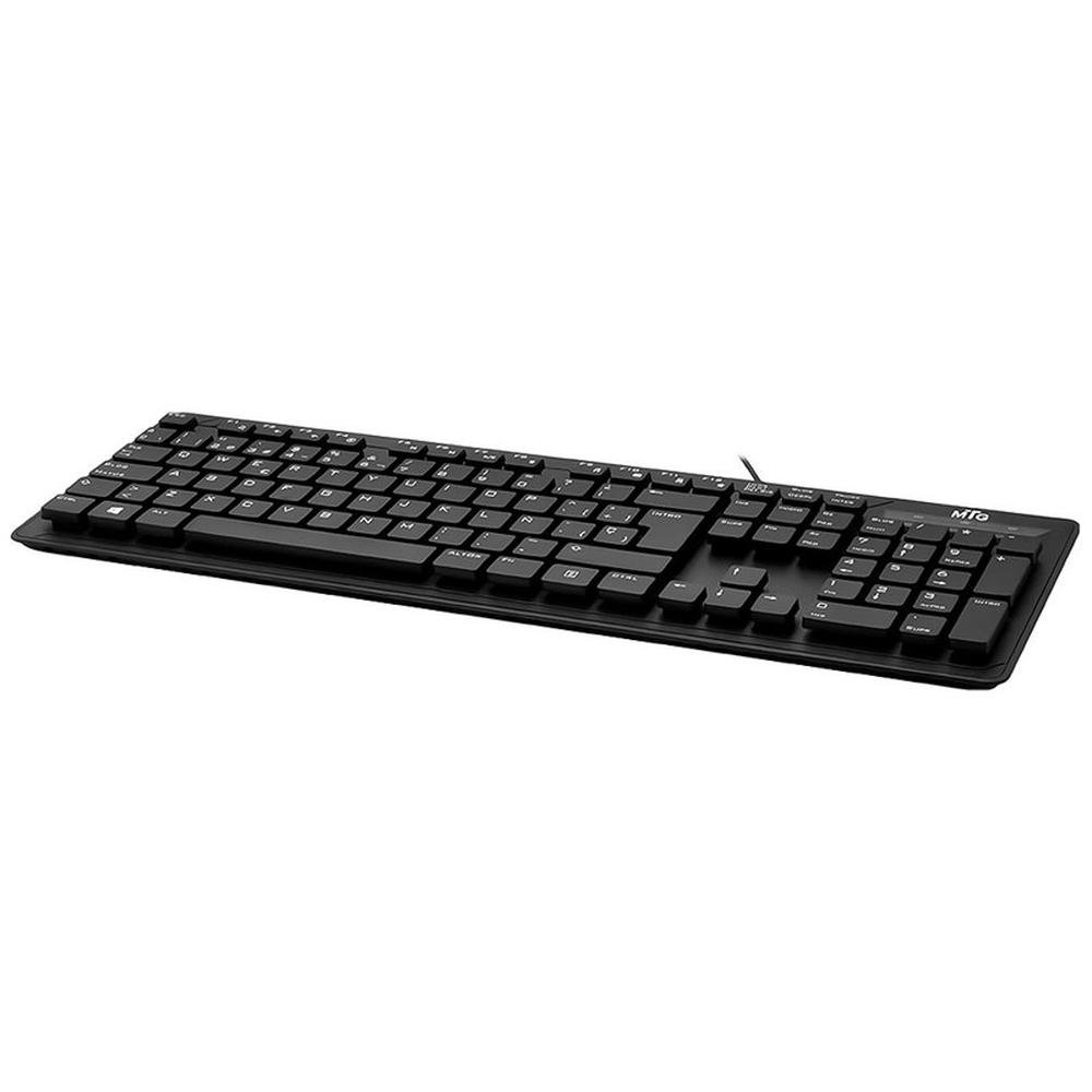 Kit Teclado e Mouse MTG USB ABNT2 Preto | Bemol