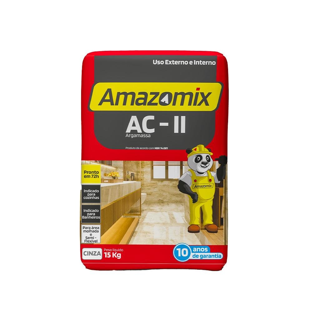 Argamassa Amazomix Colante Externo E Interno 15Kg Ac-Ii (MP)