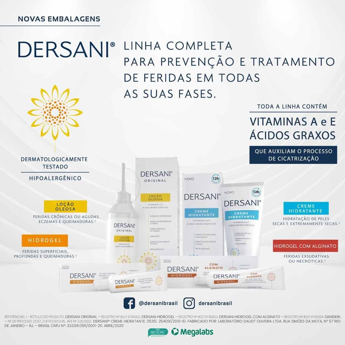 Dersani Loção Oleosa 200ml