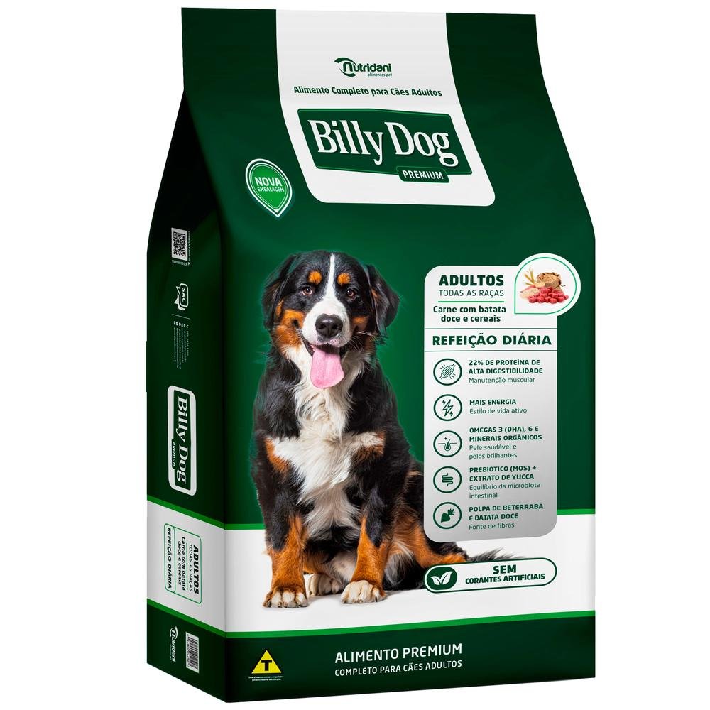 Ração Billy Dog Cão Adulto Refeição Diária 15kg (MP)