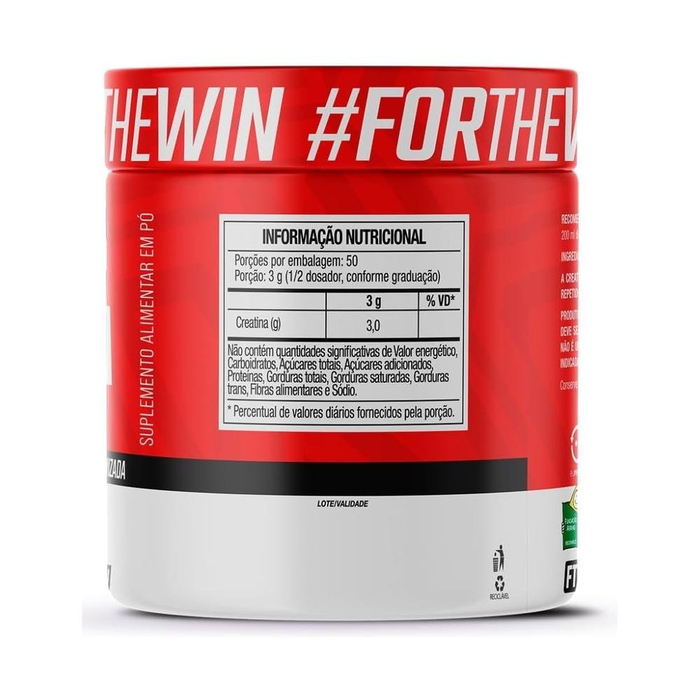 Creatina FTW Monohidratada 100% Pura Micronizada 150g (MP)