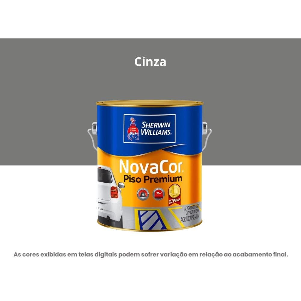 Tinta Acrílica Sherwin-Williams Premium Fosco Novacor Piso 3,6L ...