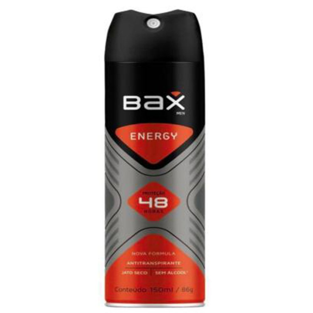 Desodorante Aerossol Bax Energy Men 150ml (MP)