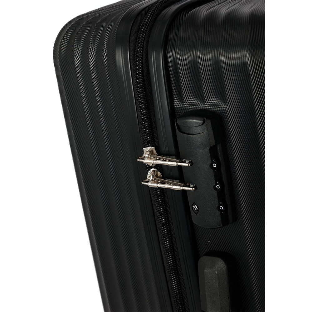 Mala de Viagem Luxcel Média Polo King Preto MF10470PK-M