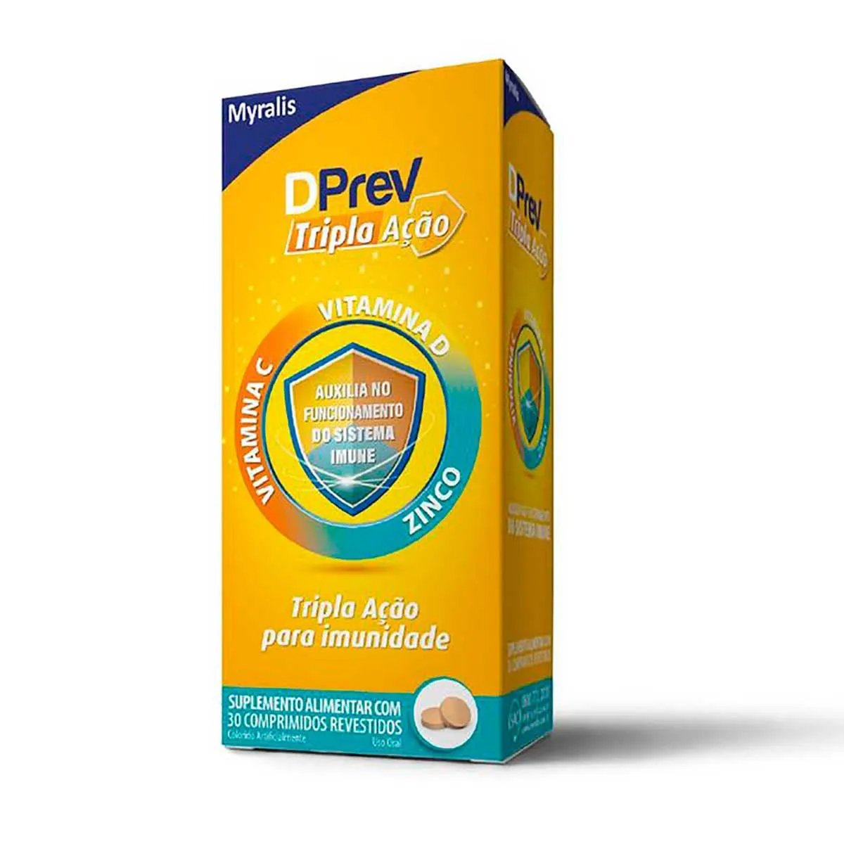 Dprev Tripla Ação 30 Comp Colecalciferol Zinco