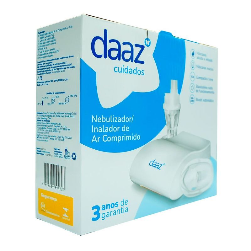 Inalador Nebulizador Compacto Daaz