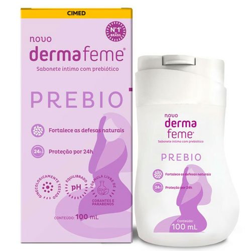 Sabonete Líquido Íntimo Dermafeme Prebio 100ml