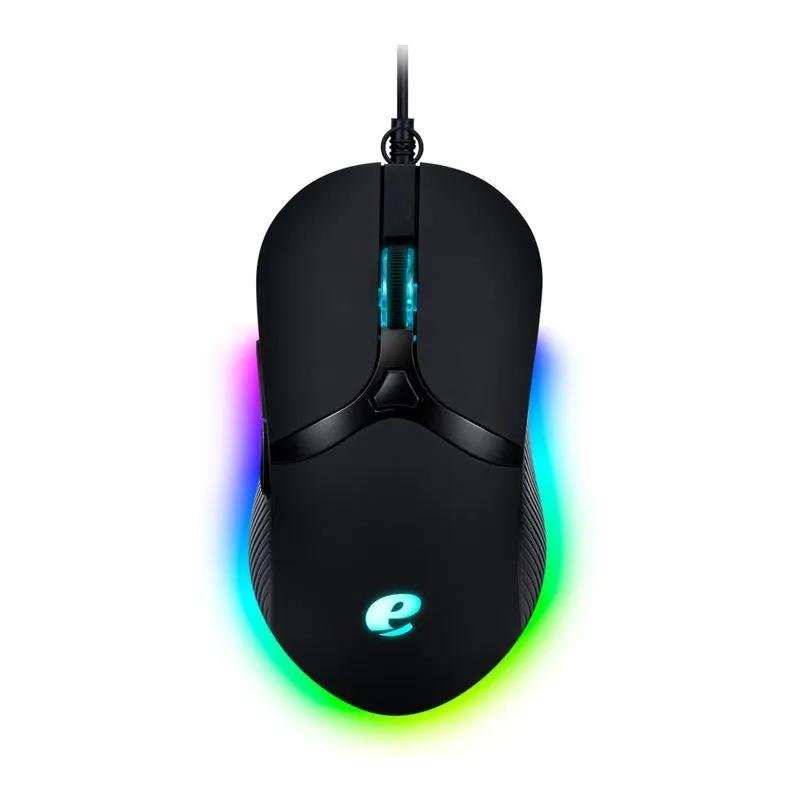 Mouse Gamer USB Emachines 3200DPI 6 Botões RGB EMW214 Preto (MP)
